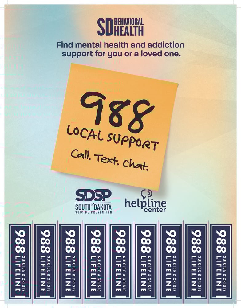 Request Outreach Materials | South Dakota Behavioral Health